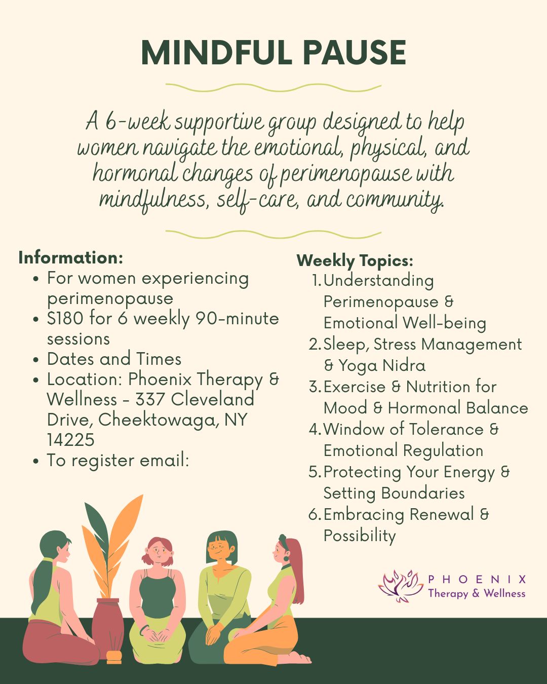 Groups for Adults – Phoenix Therapy & Wellness